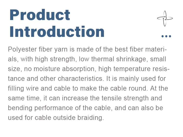 Optical Cable Used Pet Polyester Yarn - Buy Polyester Thread,Polyamide ...