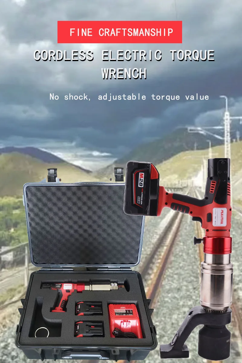 Smart Cordless Battery Powered Torque Wrench 1000nm Electric Torque ...