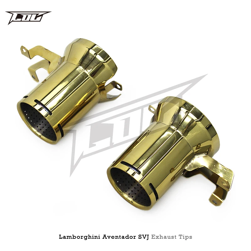 Exhaust Tips For Lamborghini Aventador Svj Stainless Steel Tail Mouth ...
