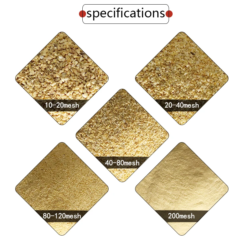 Spot Wholesale Natural Sand 20-40 Mesh Color Is Used for Fish Tank ...