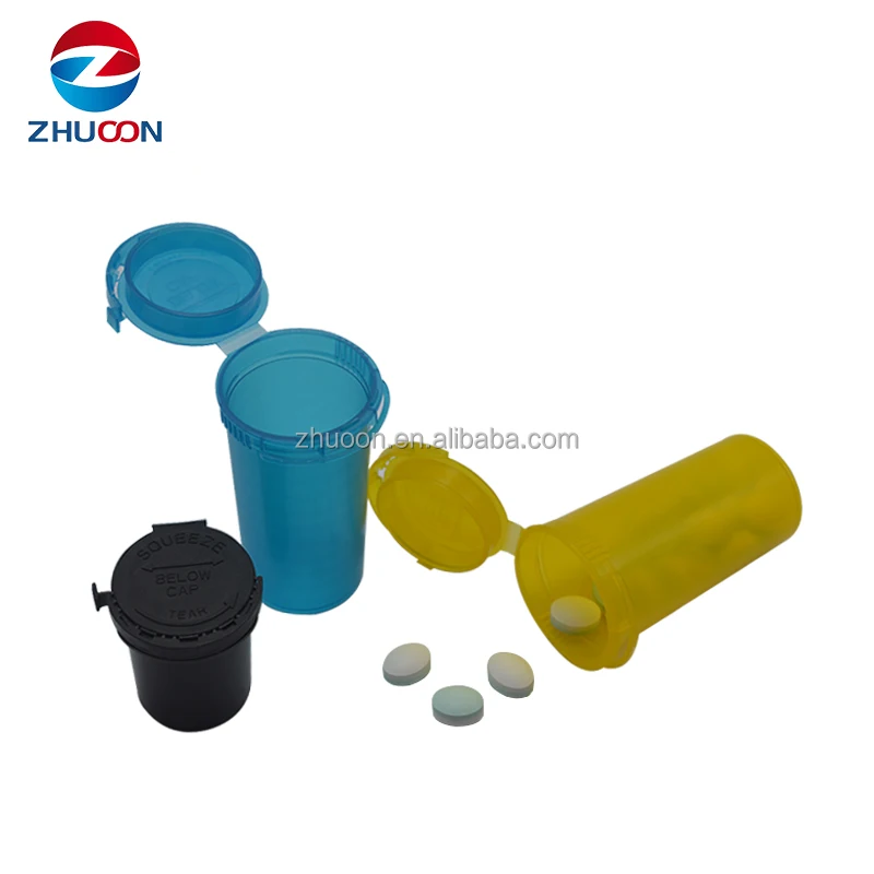 Colorful Flip Cap Pop Top Vials - Ideal for Medical & Fashion
