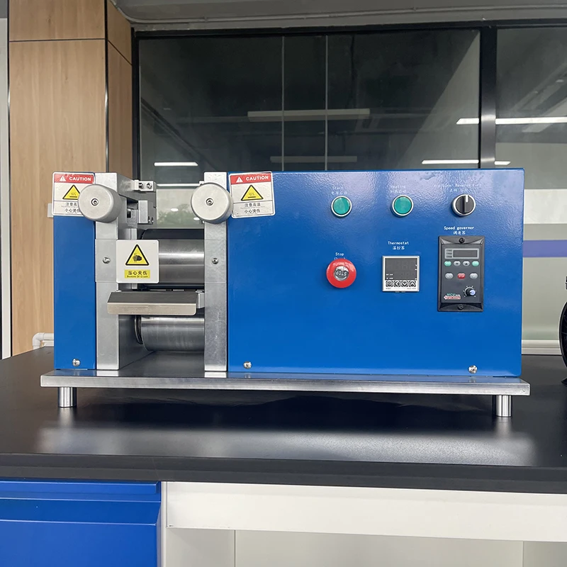Laboratory Na Ion Battery Electrode Heat Calender Machine Rolling Press ...