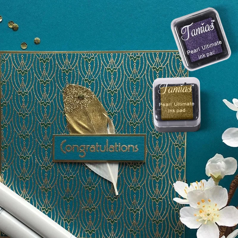 Diy Craft Mini Pearl Ultimate Stamp Ink Pad For Scrapbooking - Buy ...