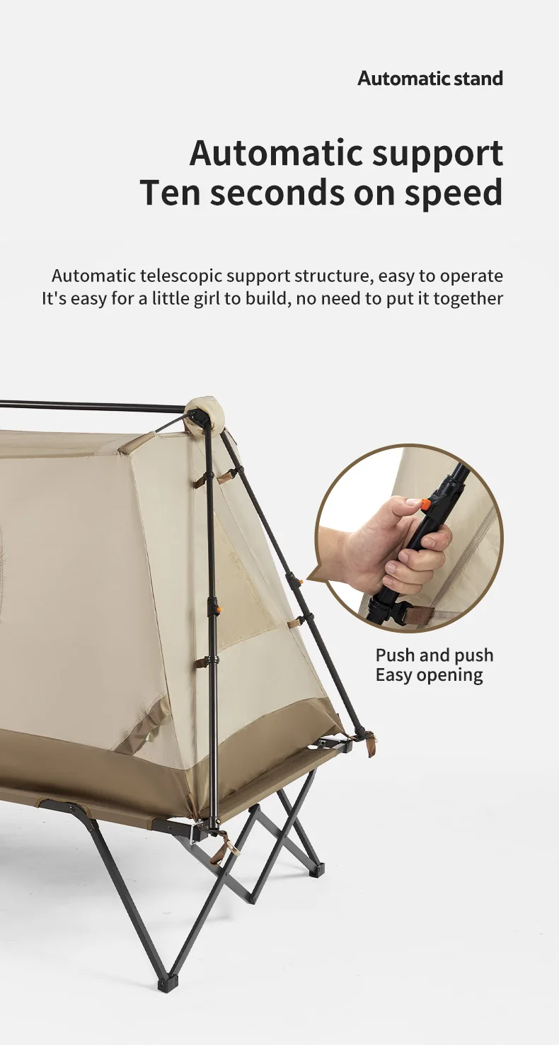 Naturehike Outdoor Camping Sleeping Cot Tent - Four-season
