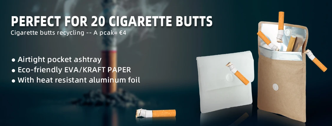 Uketa Custom Logo Cigarette Recycle Kraft Paper Mini Pouch Smell Proof ...