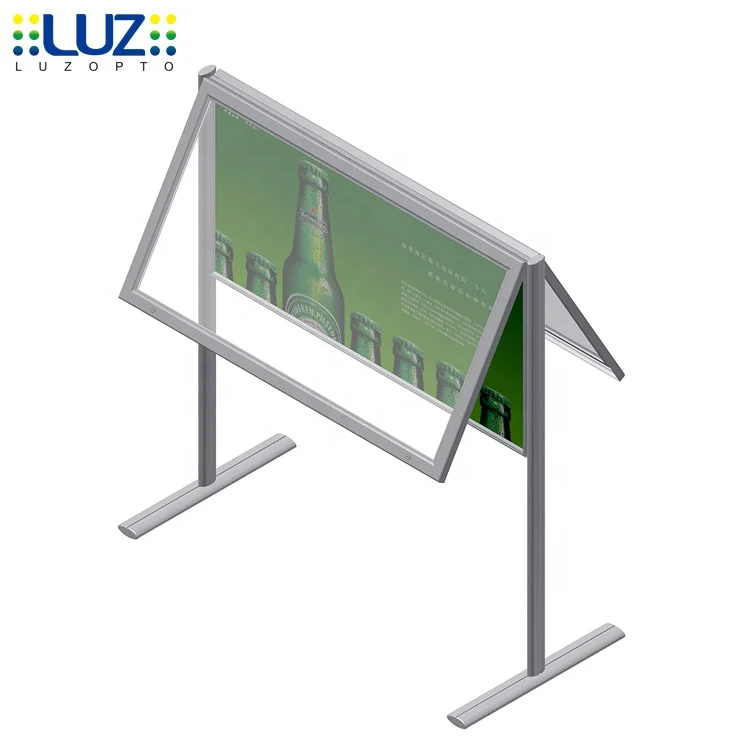Aluminium Poster Stand - Durable Outdoor Advertising Board