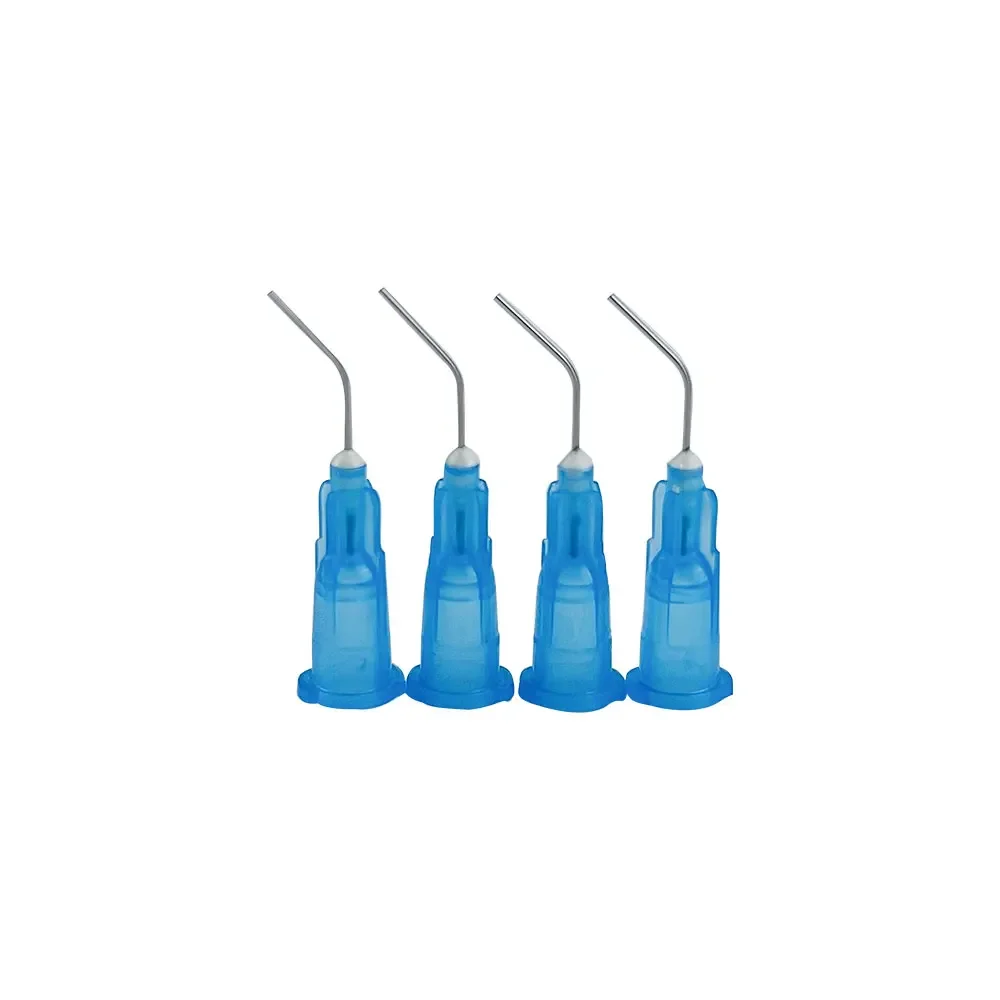 Disposable Dental Irrigation Bent Needle Tips Flow Sealant Etchant ...