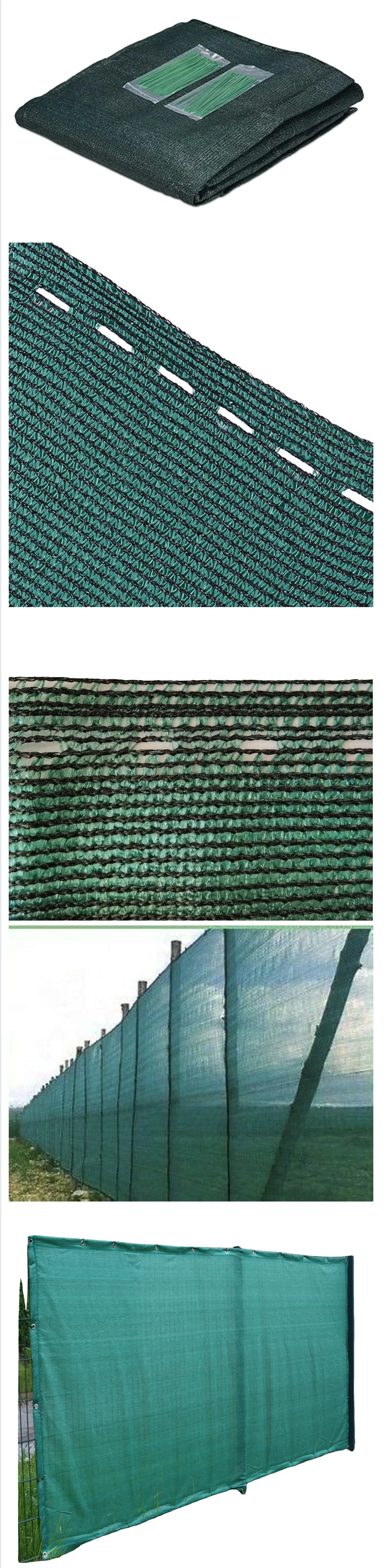 Dark Green Screen Windbreak Net/Balcony Privacy Screen/Fence Screen ...