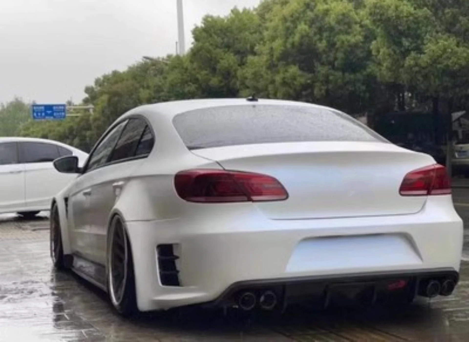 For Volkswagen Vw Passat B7 13-18 Convert Front Rear Bumper Assembly ...