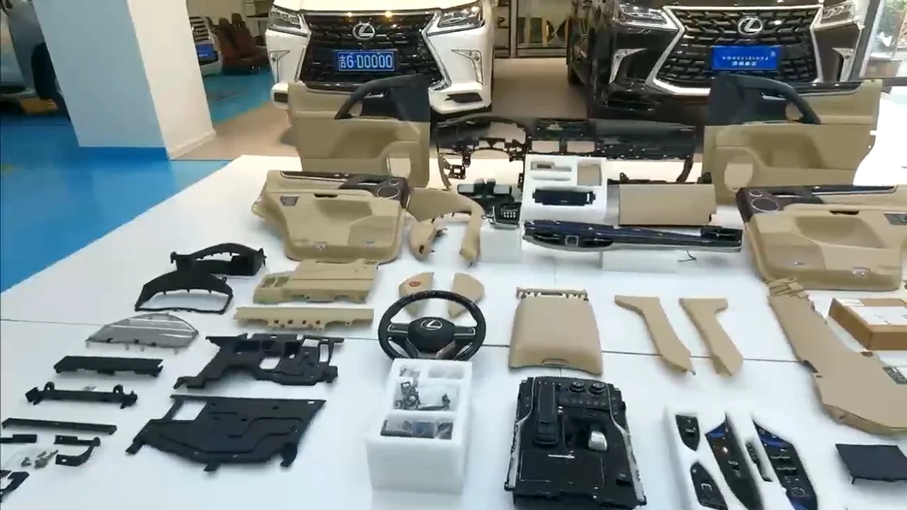 New Oem 1:1 Lexus Luxury Interior Trim Upgrade Kits For Lx570 2008-2015 ...