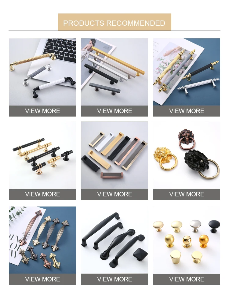 Zinc Alloy Closet Handle Simple Recessed Fastener Cabinet Door Closet ...