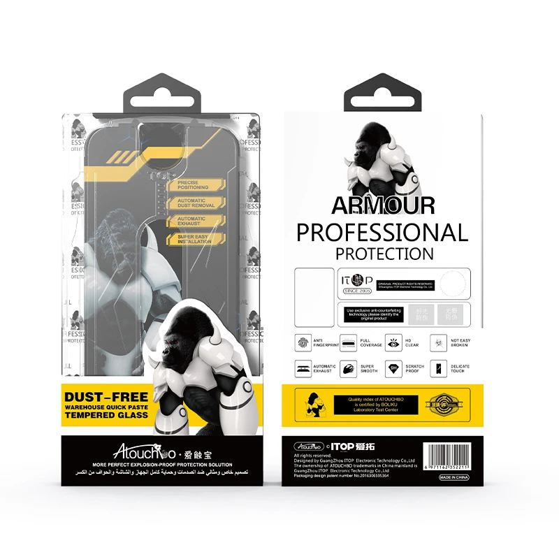 New Kingkong Easy Install 2.5d Hd Clear Screen Mobile Phone Protective Film Glass Protector For ...