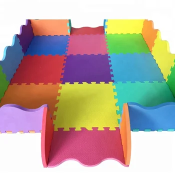 Pastel Colour Eva Kids Play Mat Baby Non-toxic Foam Fence Puzzle Mat ...