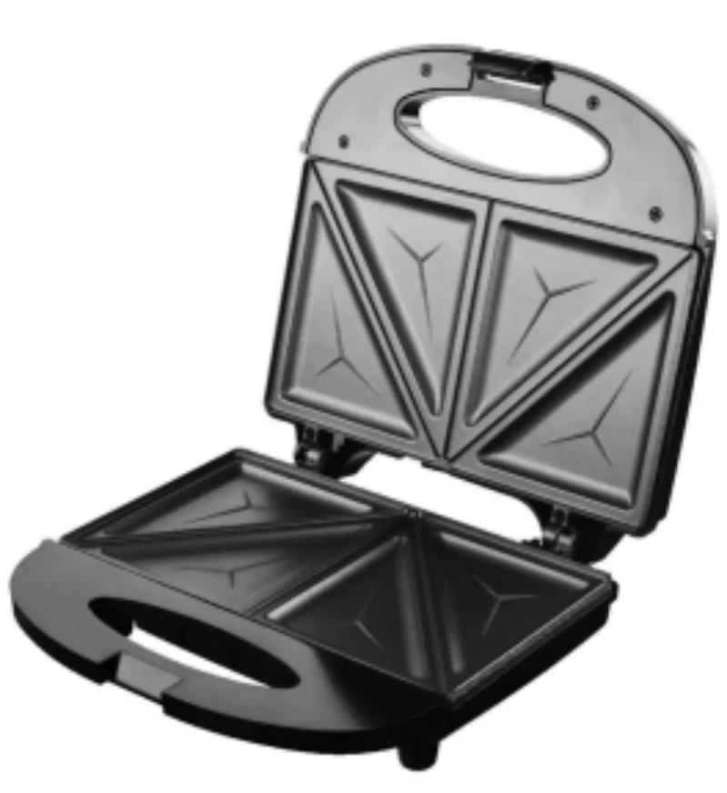 Custom Breakfast Waffle Maker 2 Slices Electric Hot Sandwich Maker ...