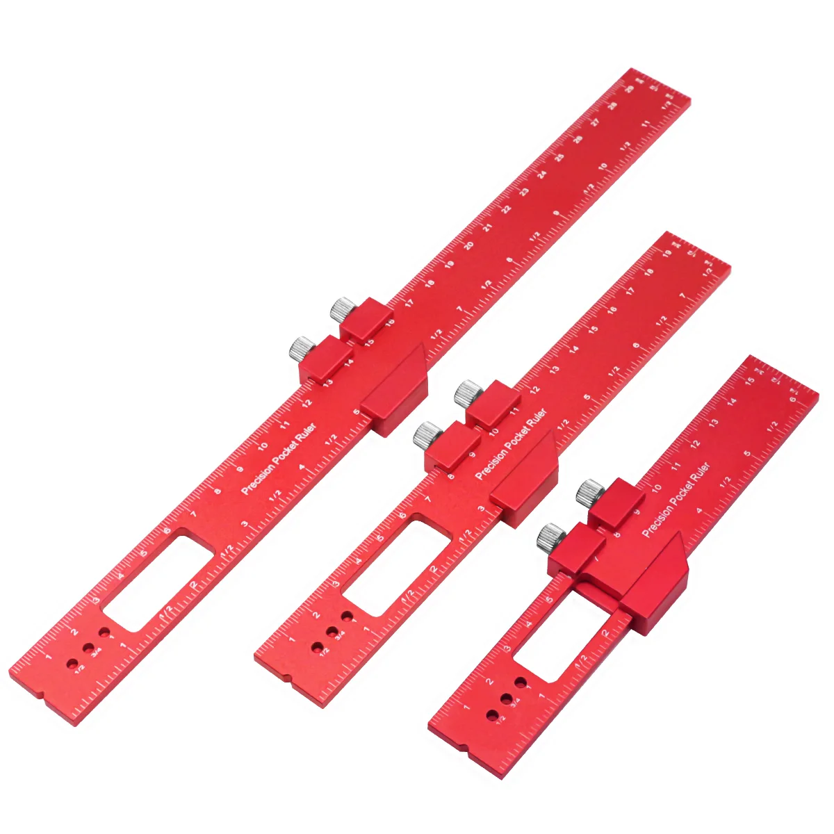 Custom Precision Pocket Ruler T-type Scribing Carpenty Square T Track ...