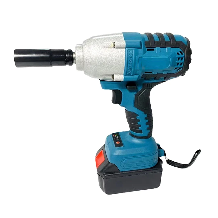 Professional 800nm High Torque Lithium Wrench Cordless Electric Impact ...