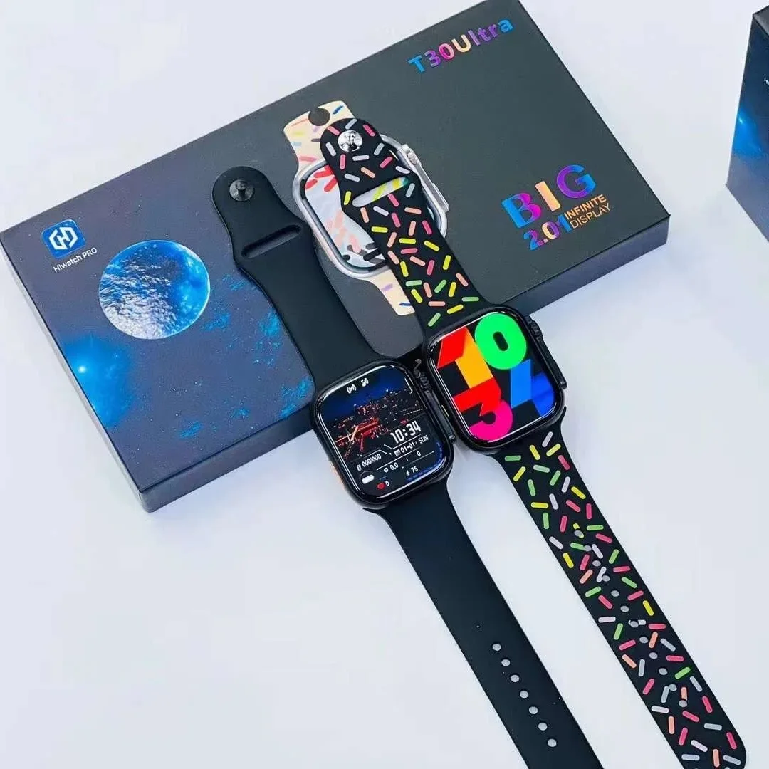 2023 High Quality T30 Ultra 9 Smart Watch Waterproof Fitness Tracker ...