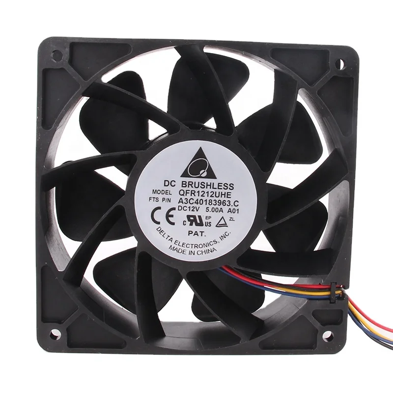 Original Delta 24v 48v Dc12v 5.0a Ec Ac 120x120x38mm 12cm 12038 Large ...