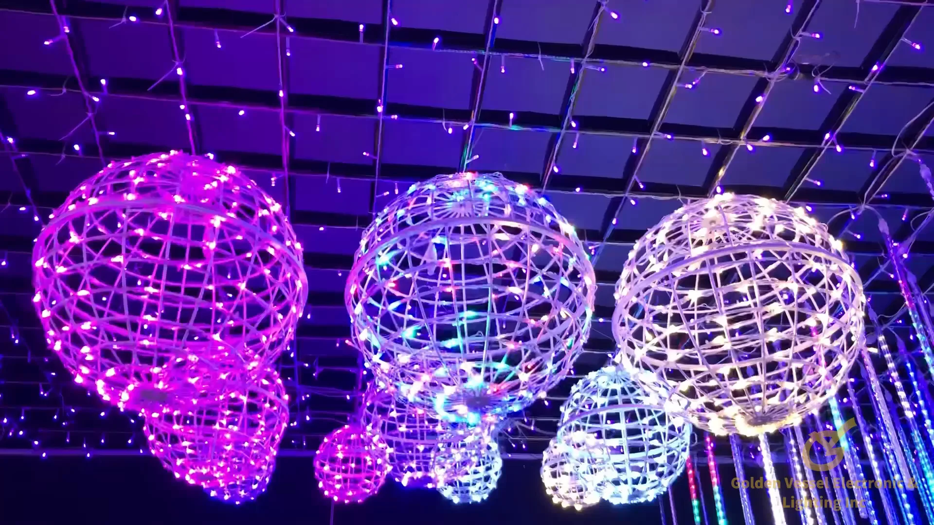 Large Led String Lights Holiday Ball Lights Indoor Outdoor Motif Light ...