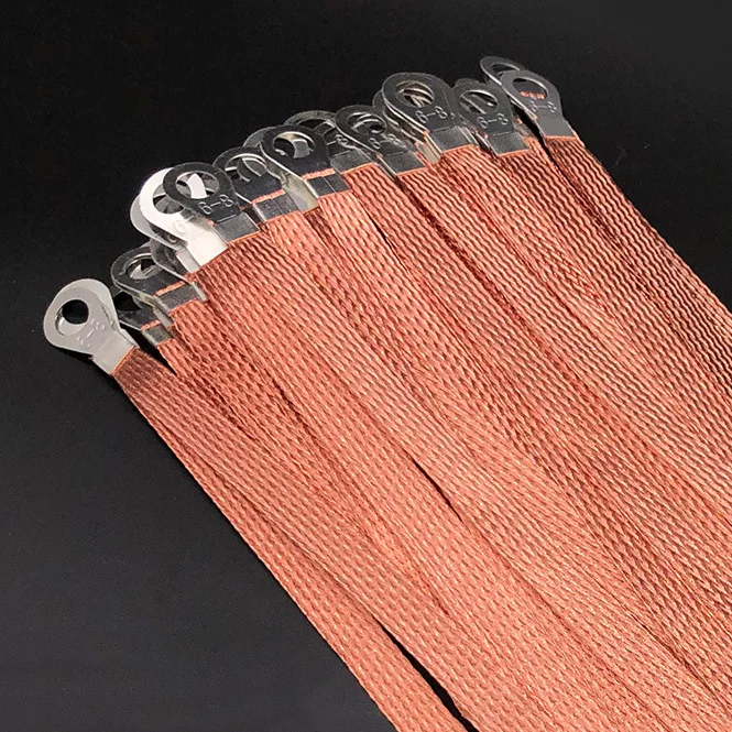 Oem Grounding Cable Braided Red Copper / Tinned Copper Cable Tray ...