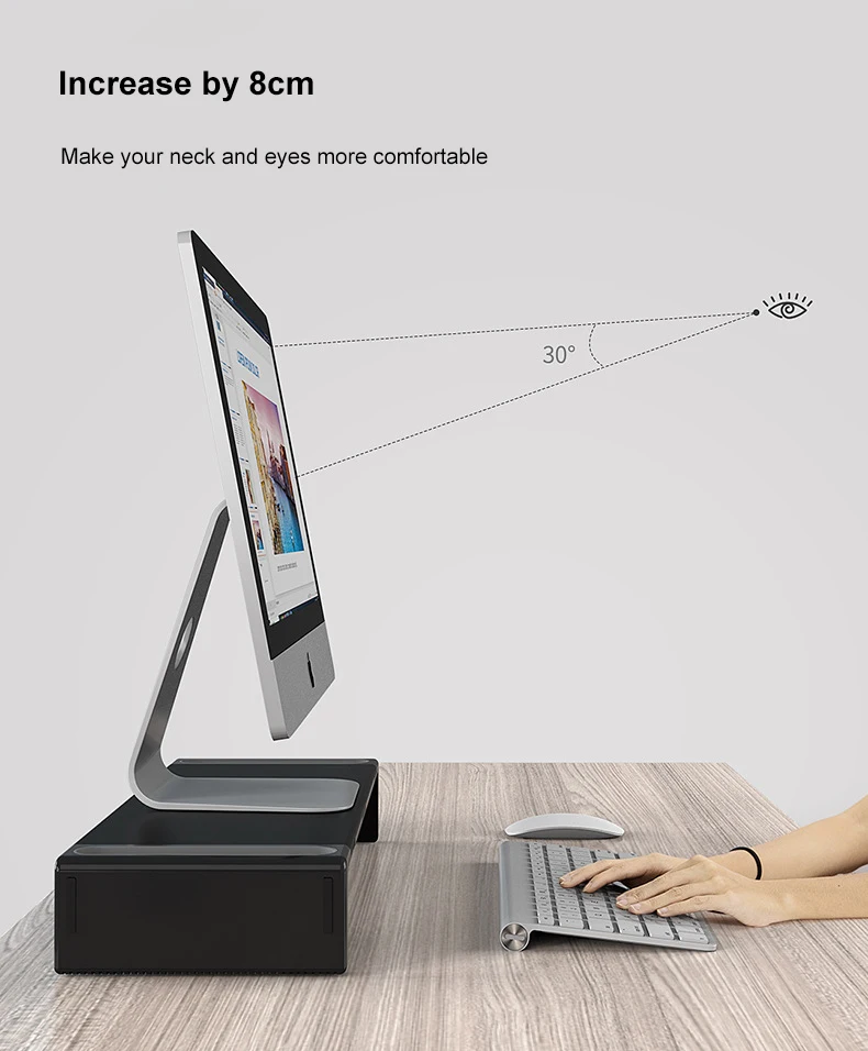 Modern ABS Base Para Monitor Desk Top Portable Small Laptop Computer ...