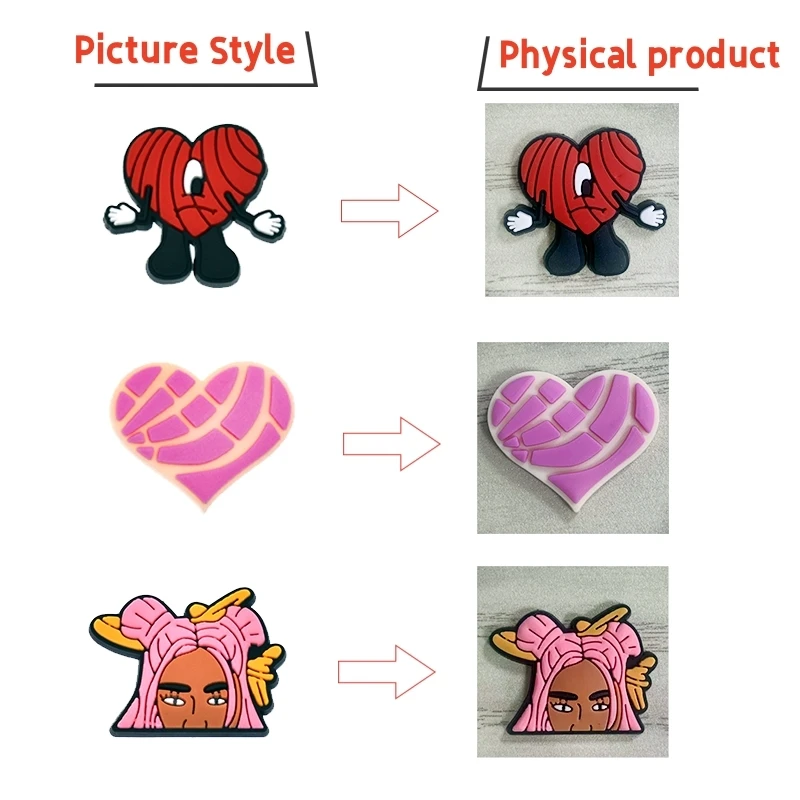 New Arrival Wholesale Pvc Custom Clog Shoe Charms Designer Shoe ...