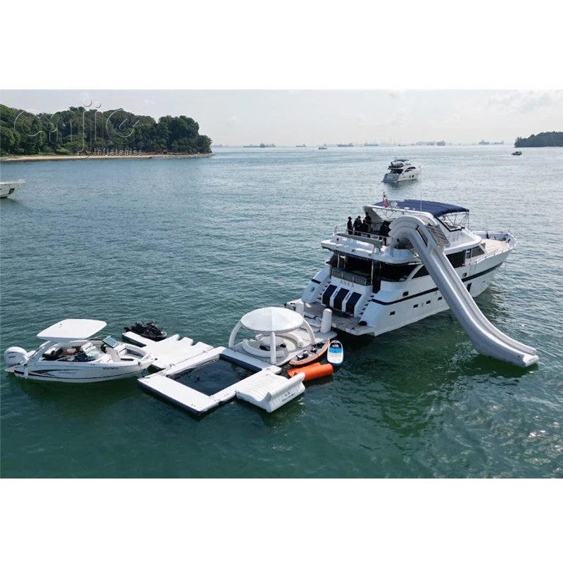 Marine Floating Water Island Party Island Inflatable Fun Inflatable ...