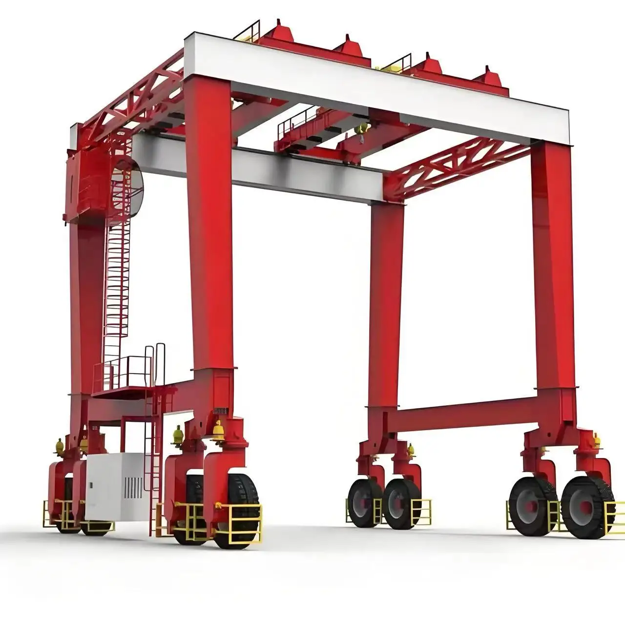 Movable Rubber Tire Gantry Crane Electric Control 50/100/10/1/20 Ton ...