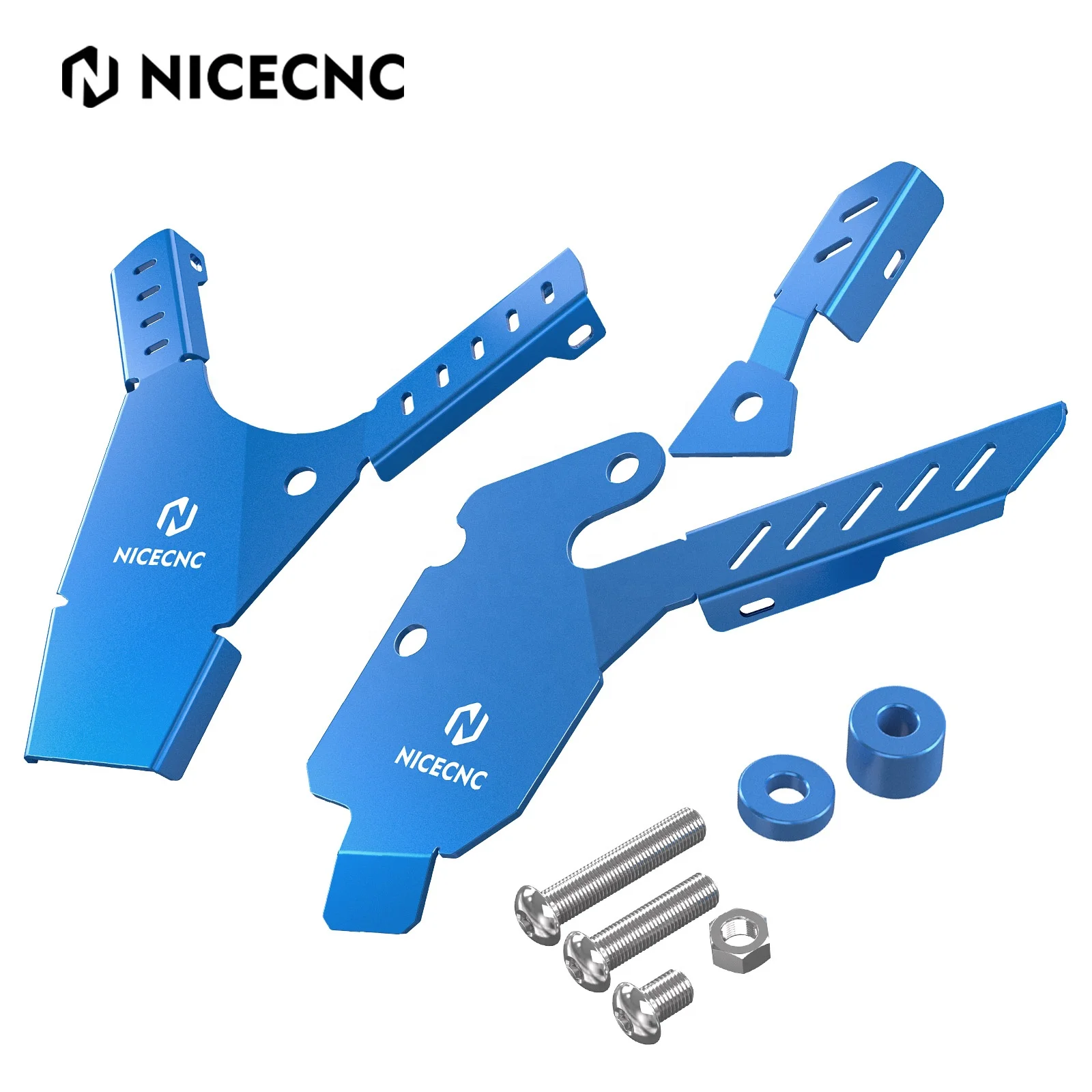 Nicecnc Left + Right Side Cnc Frame Guards Covers Protector For Yamaha ...