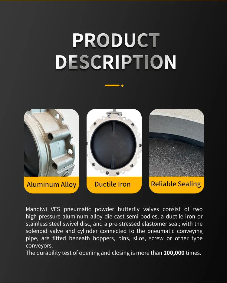 Single Flange Powder Valve Body Dn300 For Manual Pneumatic Butterfly Valves Water And Base Media ...