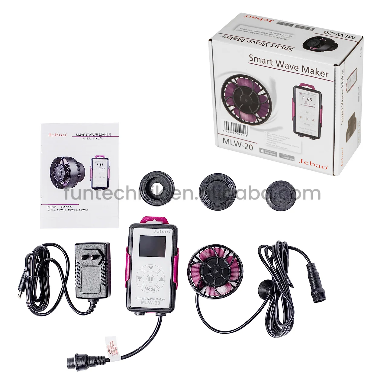 Jebao/Jecod MLW Series Aquarium Fish Tank Smart App WiFi Control Wave Maker Flow Pump with LCD ...