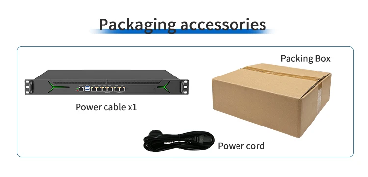 1u Router Firewall Chassis Intel H610 6 Intel 1000M Lan Port 4 Optical ...
