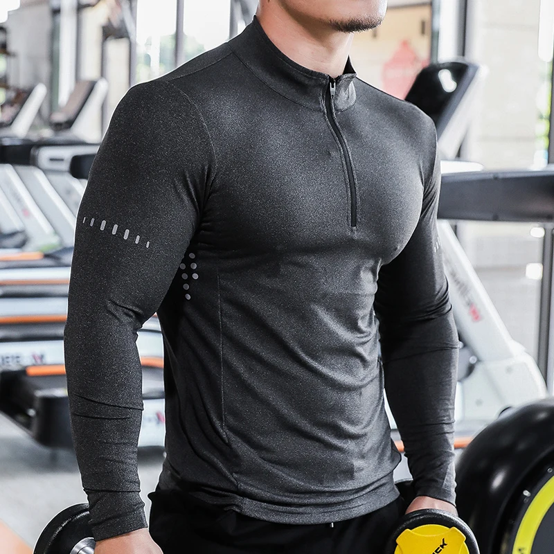 Custom Wholesale Compressed Shirts - Mens Workout Tshirts