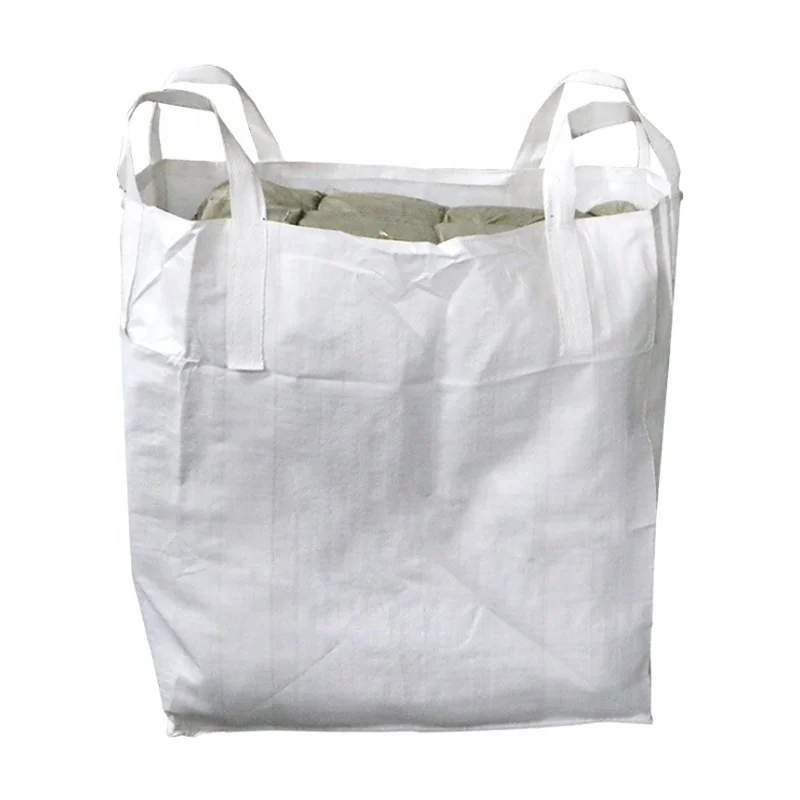 1500kg Big Construction Waste Bag Recycling Fibc Garbage Dumpster Pp ...