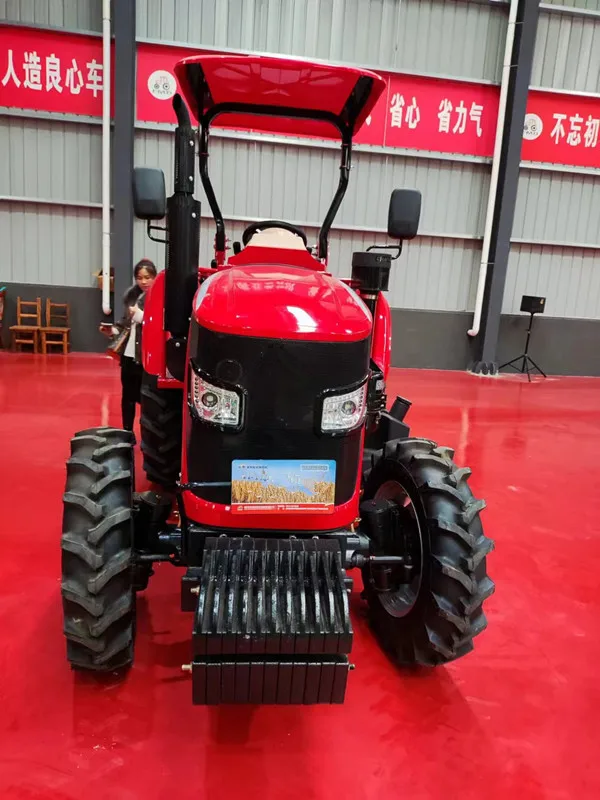 50hp Farming 4wd Tractor 4x4 Tractors With Front End Laoder And Backhoe ...