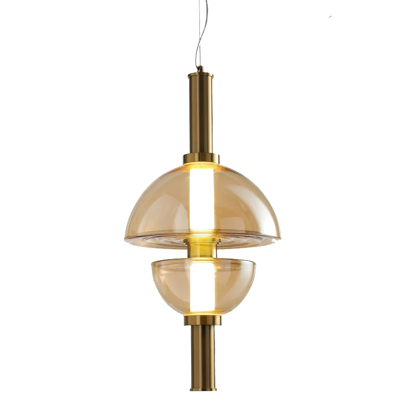 Modern Luxury Luster Indoor Hotel Glass Led Gold Black Chandelier ...