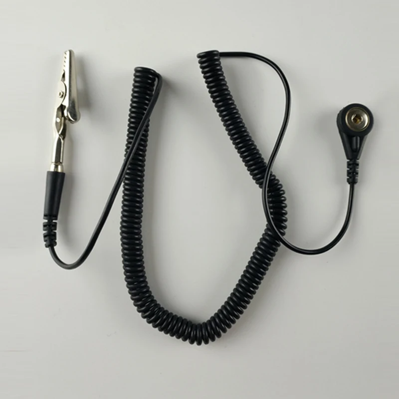 Anti-static Grounding Cord Antistatic Coil Wire Esd Grounder Cable Anti ...