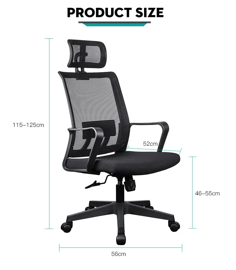Sgs Ce Certified Ergonomic Executive Office Chairs Swivel Fabric Modern ...