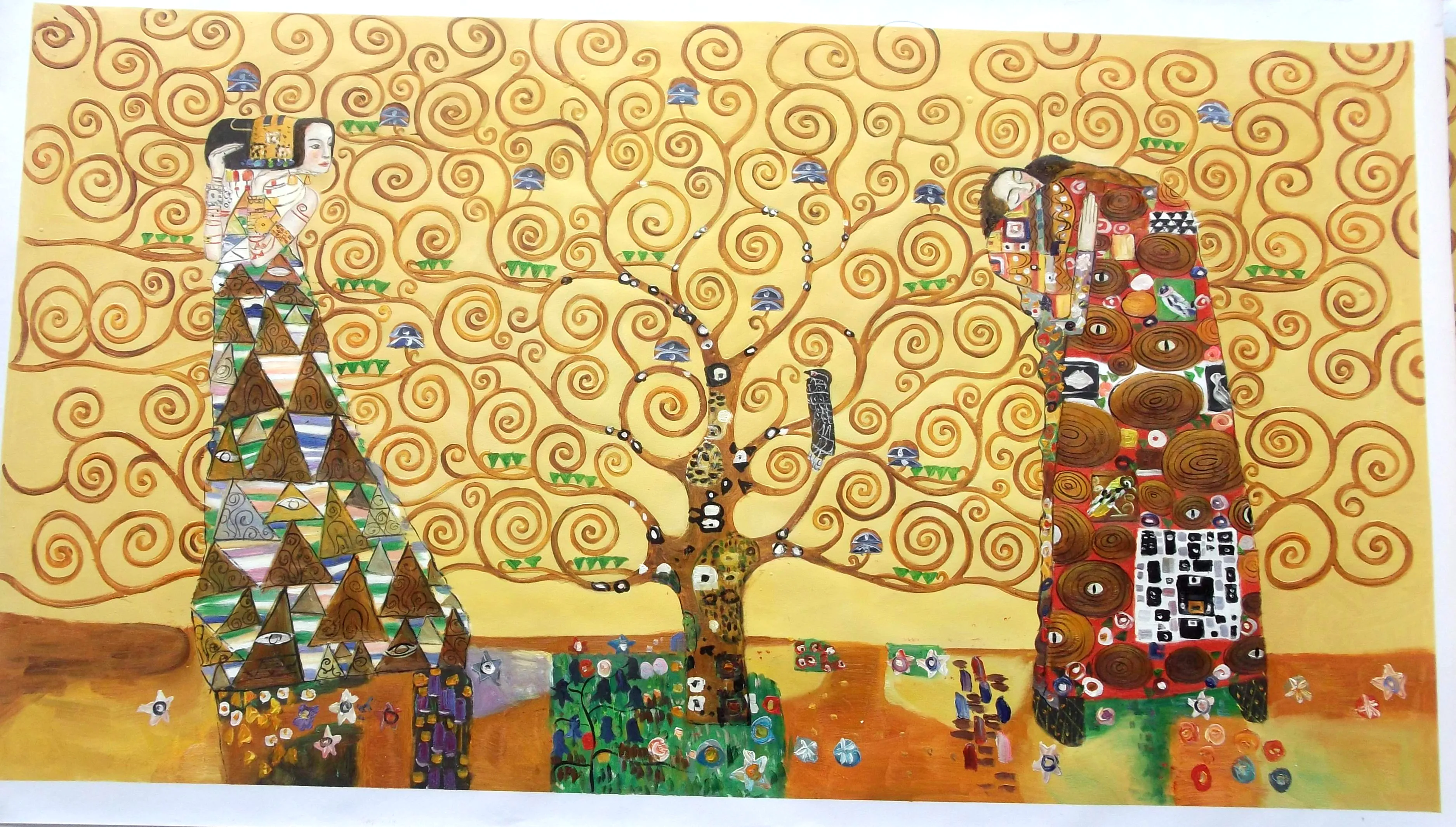 Custom Made Handmade Antique Museum Quality Gustav Klimt Famous ...