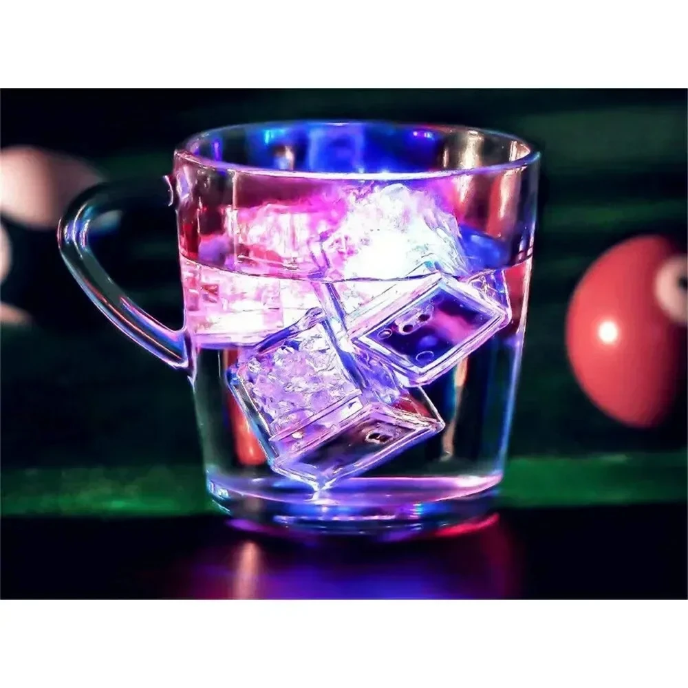 Best Led Glow Ice Cube Fast Slow Flashing Led Lights Glitter Light up ...
