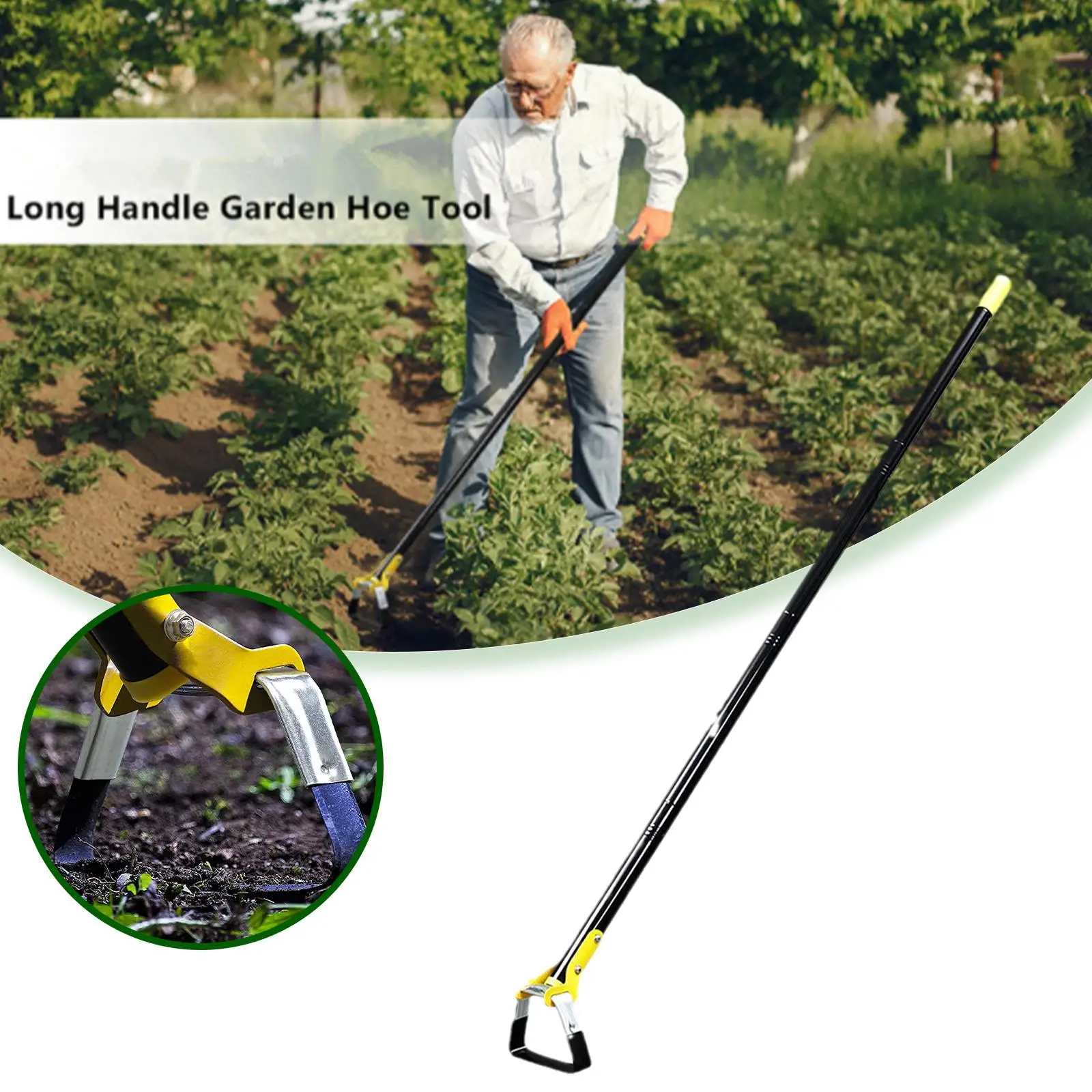 Scuffle Hoe - Efficient Weeding Tool for Garden Success