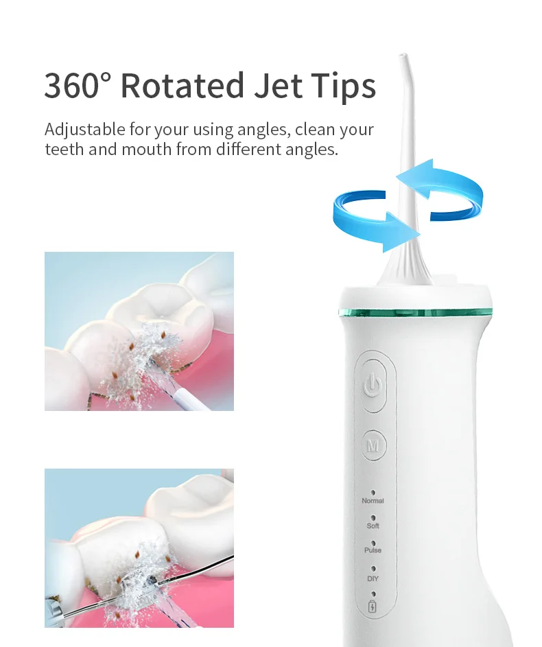 2024 Powerful Wireless Handheld Water Flosser Cordless Rechargeable ...