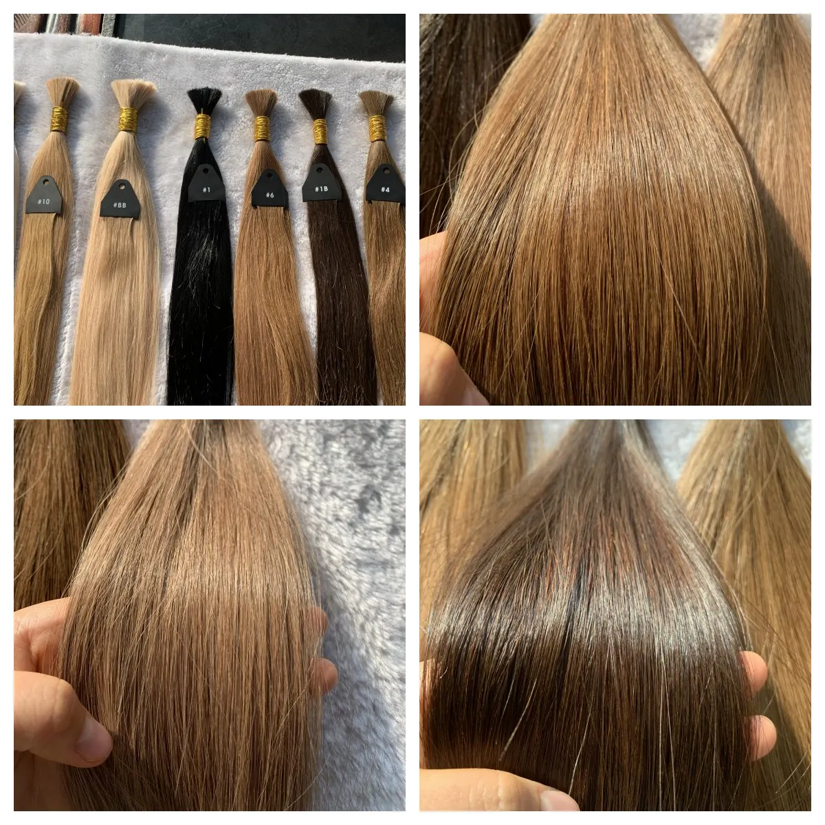 RH Double Drawn Chinese Virgin Cuticle Injected Hair Weft Extensions ...