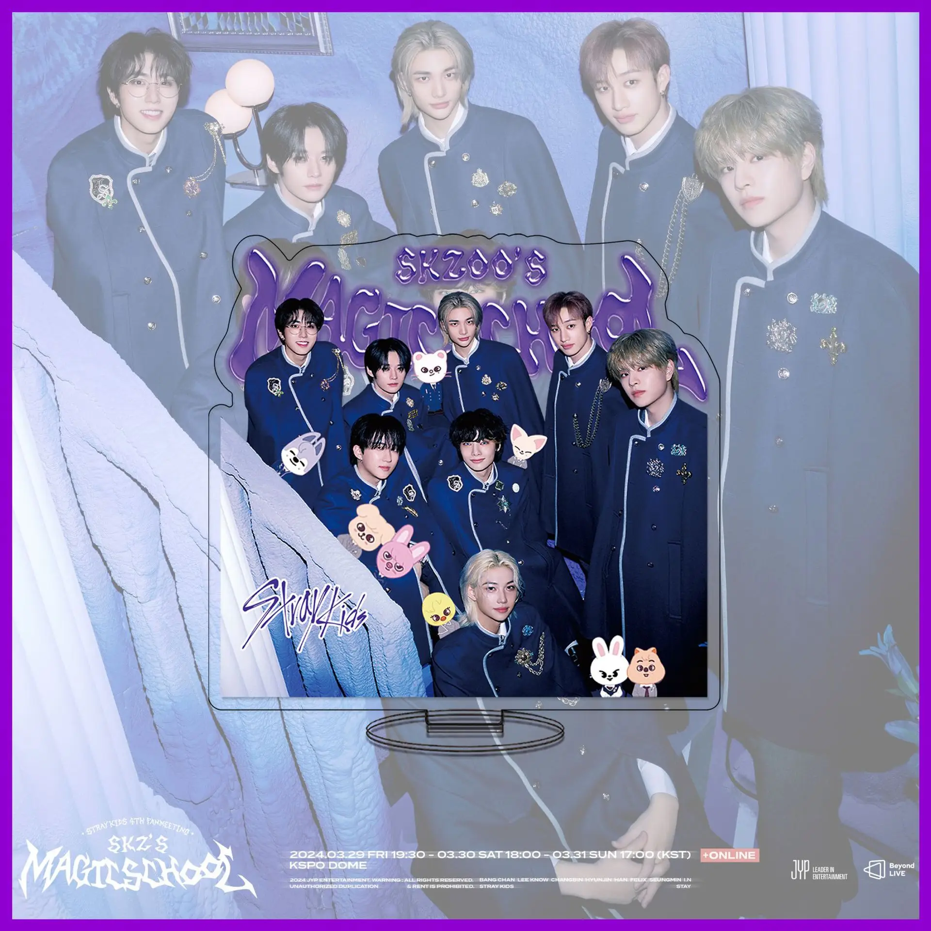 KPOP Idol Stray Kids Fanmeeting SKZ Magic School Transparent Plastic ...