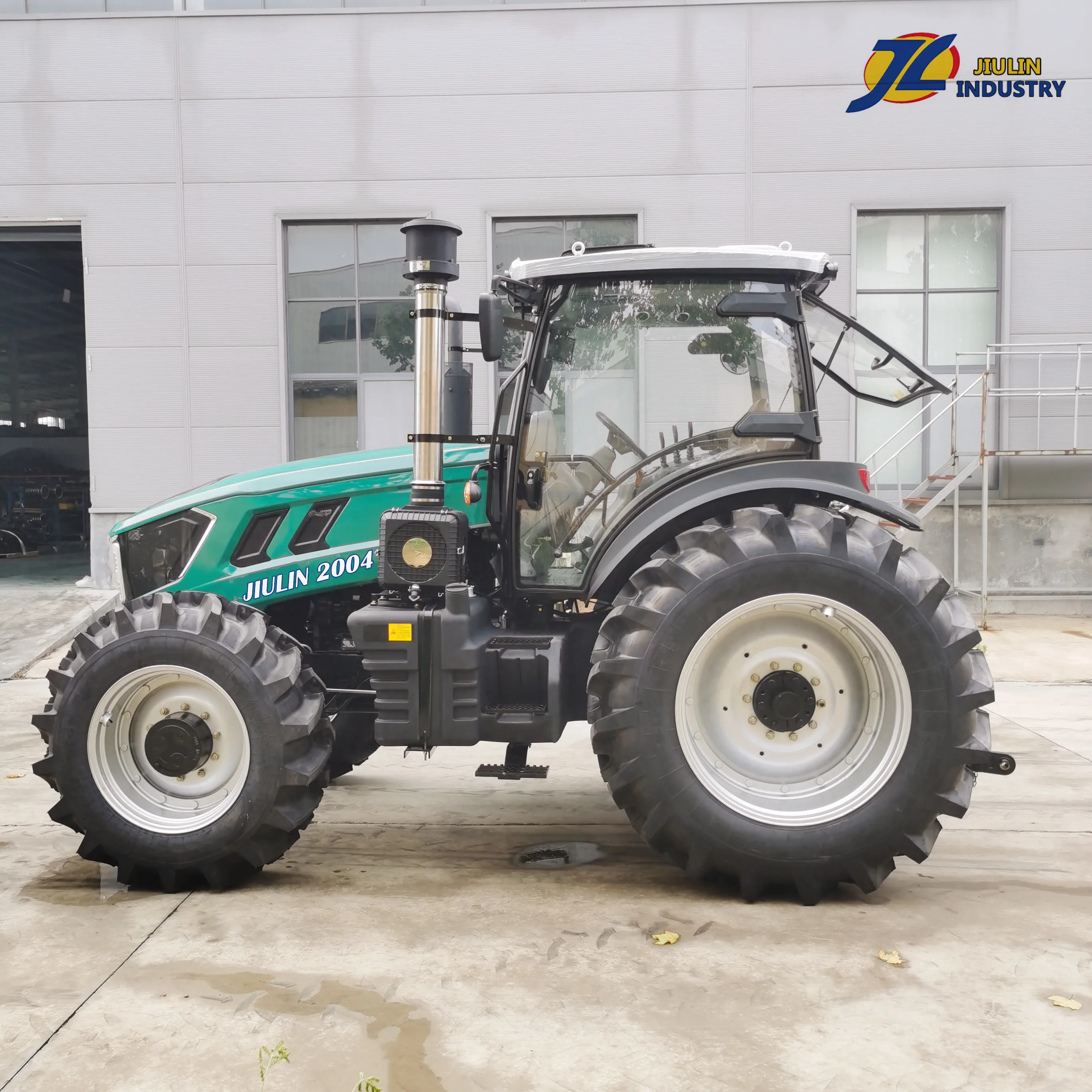 JIULIN FL 55hp Chinese Engine 4WD Tractor 554 Medium Farm Traktor 4x4 ...