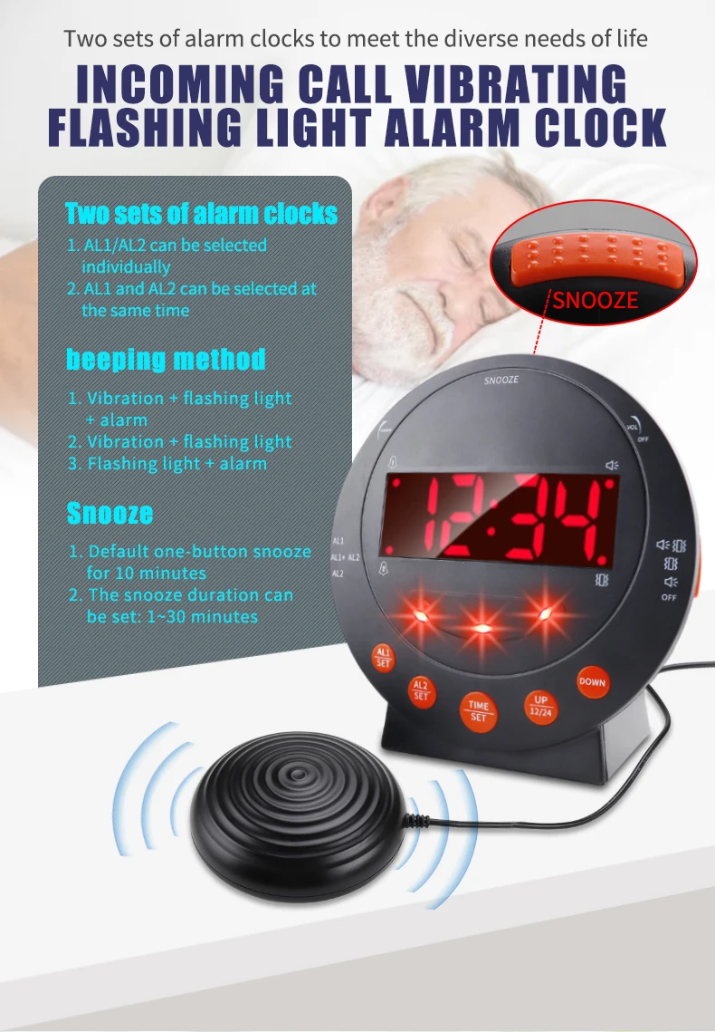 Newest products extra loud shaker incoming call reminder vibrator