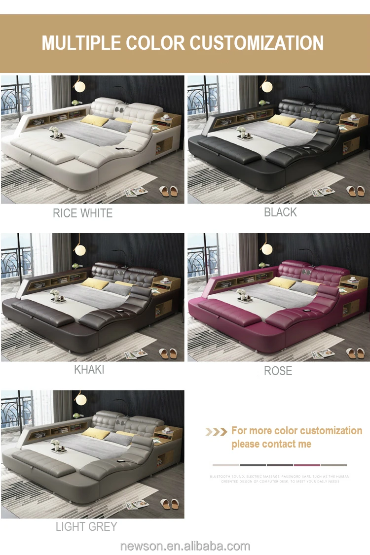 Wholesale Modern Leather Smart Beds - Multifunctional & Intelligent