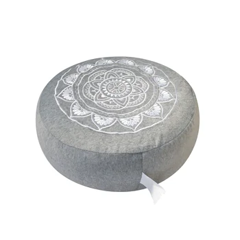Oem Traditional Home Yoga Floor Round Cushions Linen Thick Meditation ...