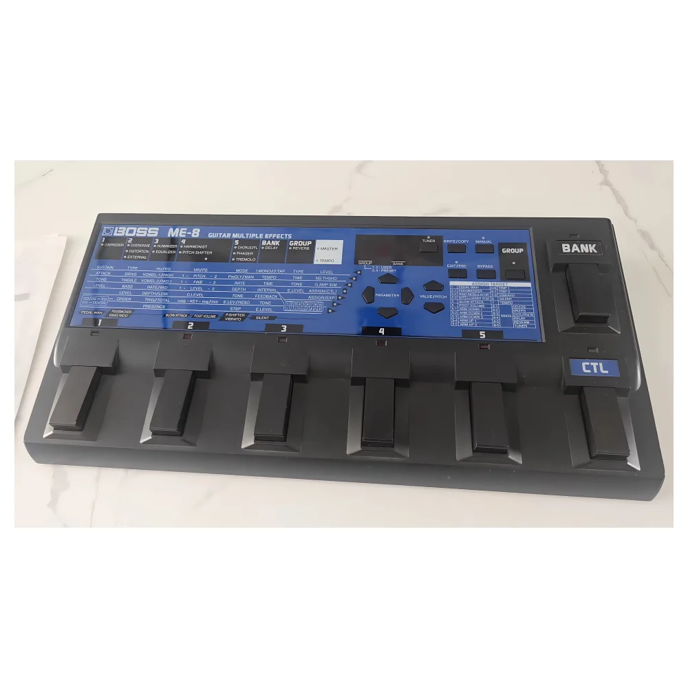 Jelo Second-Hand Boss ME-8 Electric Guitar Multi-Effects Pedal