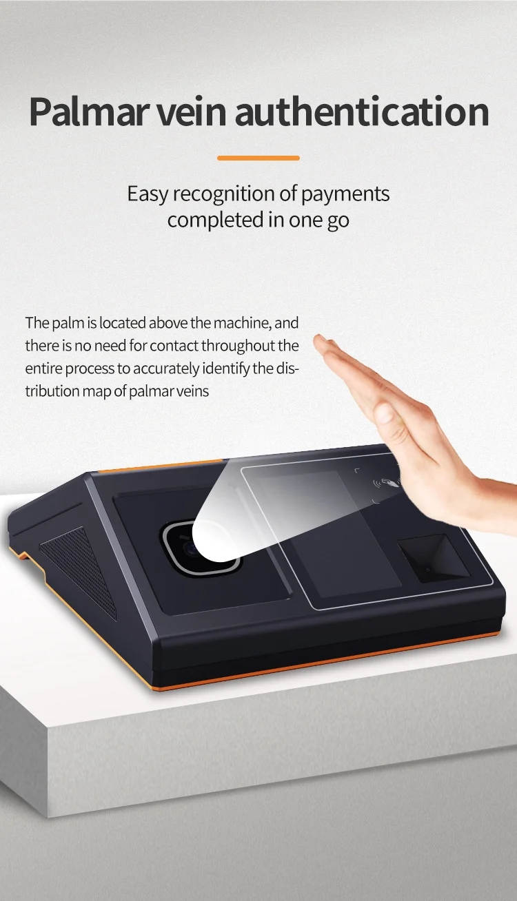 Non-contact Identification Brush Palm Payment Terminal Android System 8 ...